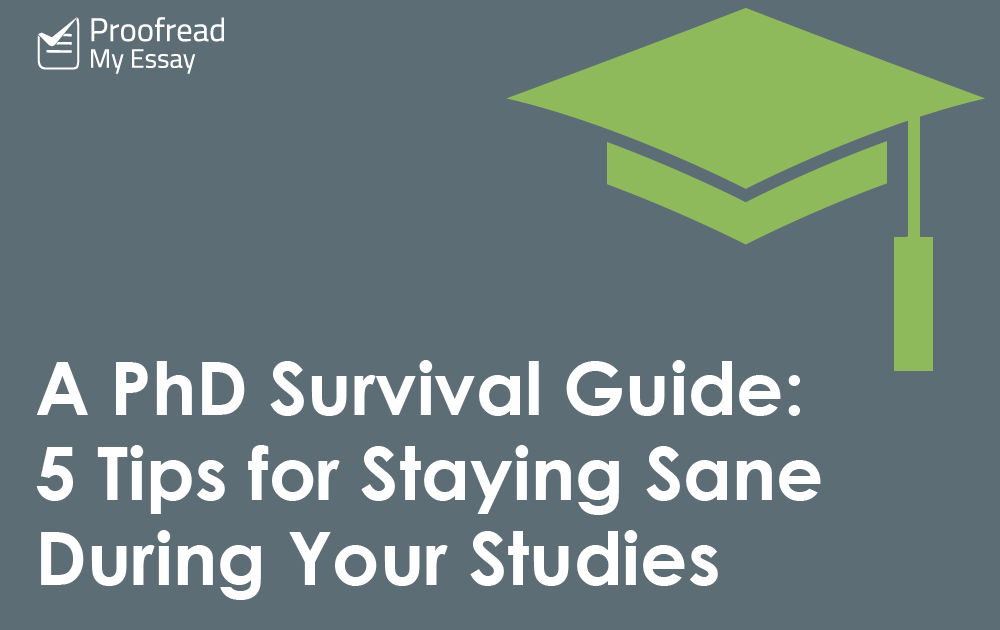 A PhD Survival Guide: 5 Tips for Staying Sane During Your Studies