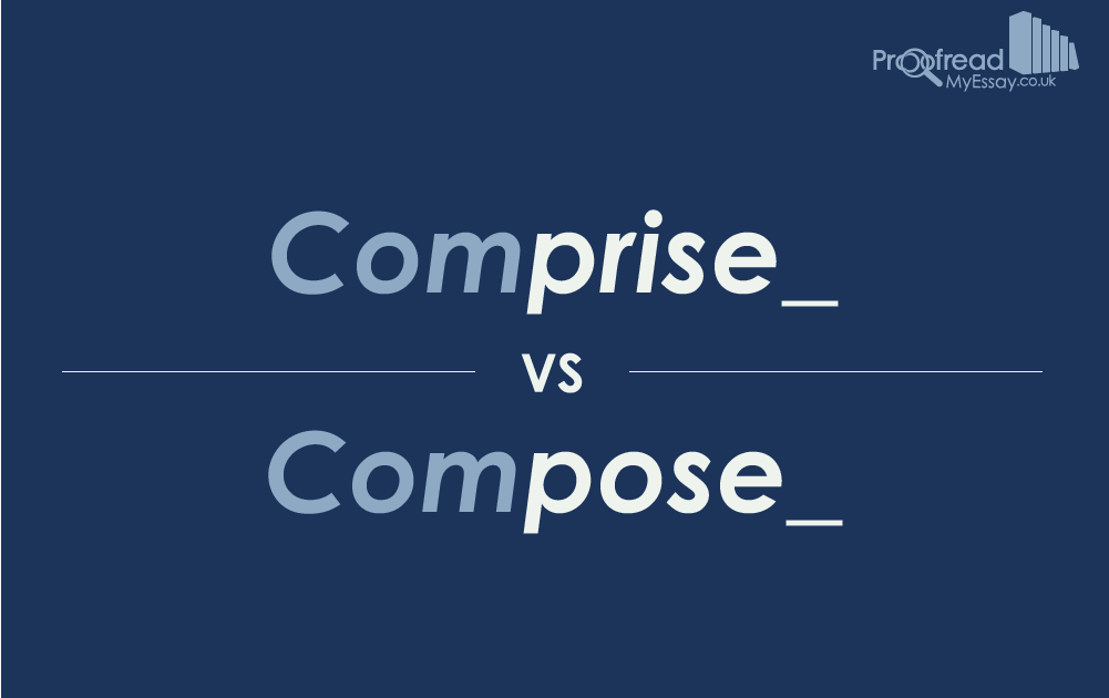 Word Choice: Comprise vs. Compose - Proofread My Essay