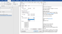 Microsoft Word Tips: How to Control Vertical Alignment | Proofed